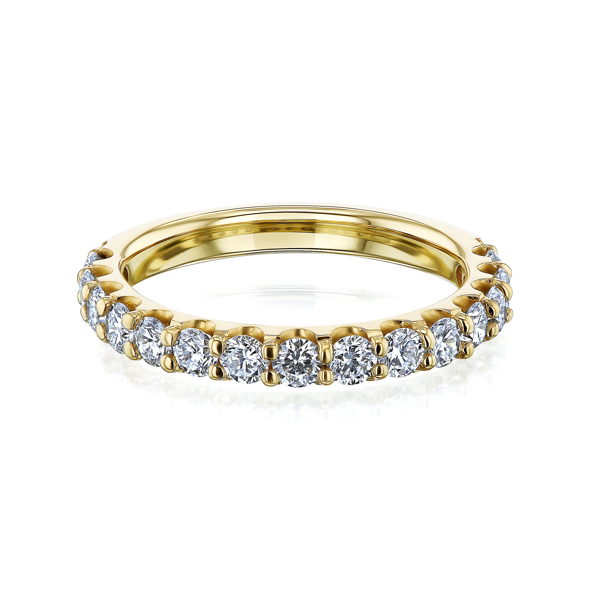 Kobelli Semi-Eternity Diamond Wedding Ring - 9/10ct TDW in 14k Gold