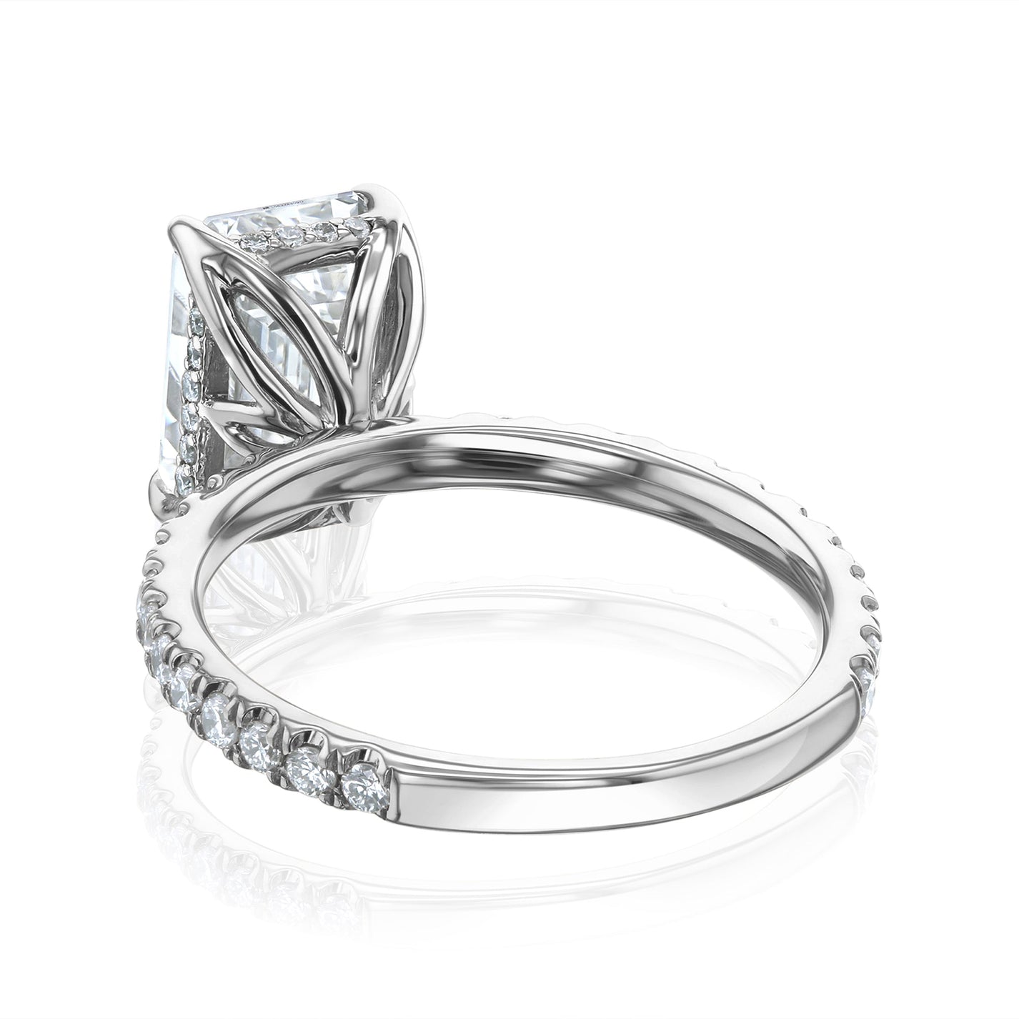 Kobelli Certified Lab-Grown Diamond Engagement Ring - Eri Hidden Halo ...