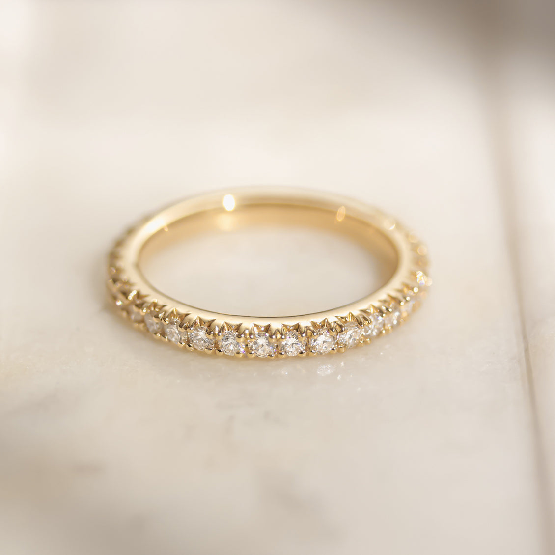 Kobelli 1/2ct.tw Lab Grown Diamond French Pave Wedding Band - Bobbi