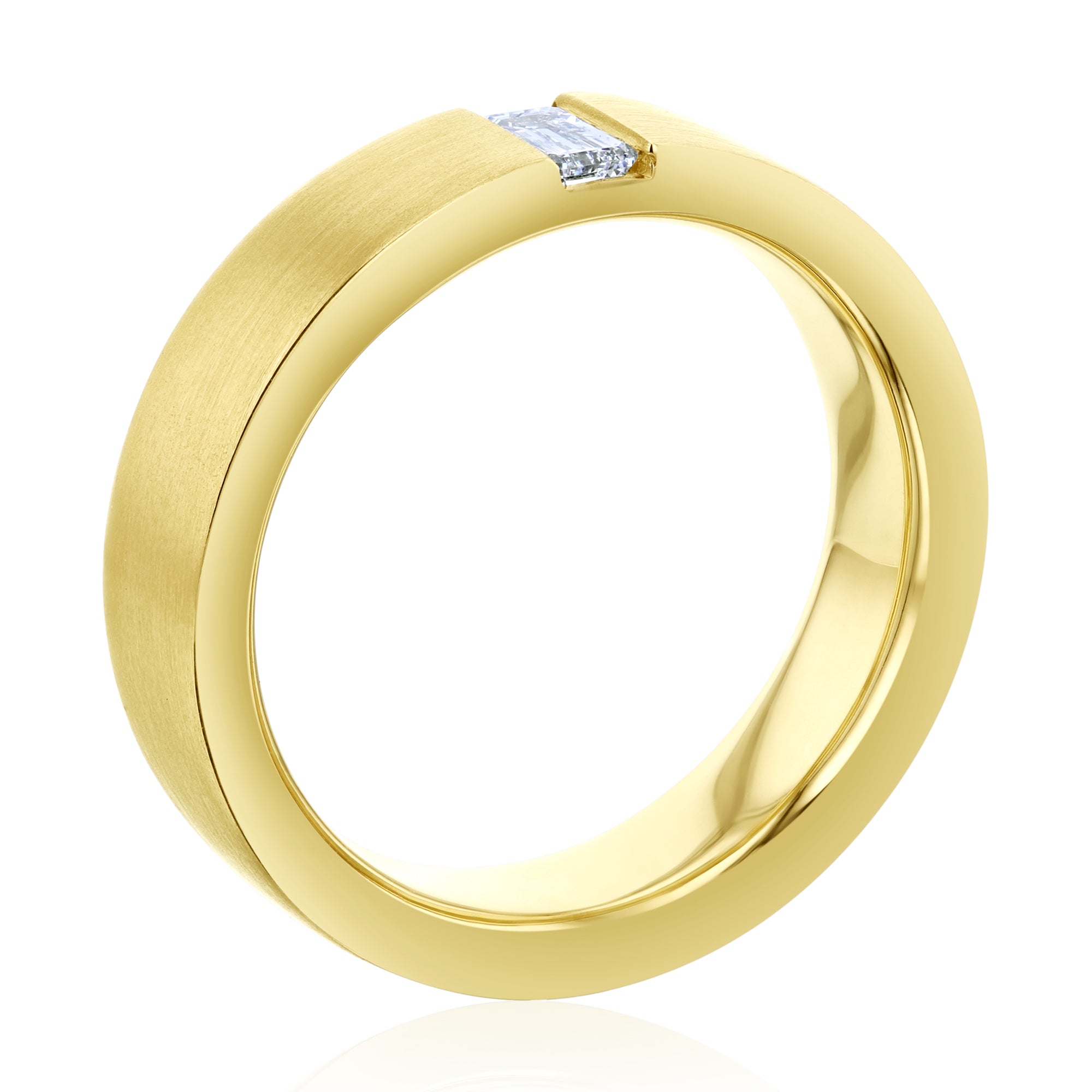 Luke Diamond Wedding Band or Engagement Ring for Men – Kobelli