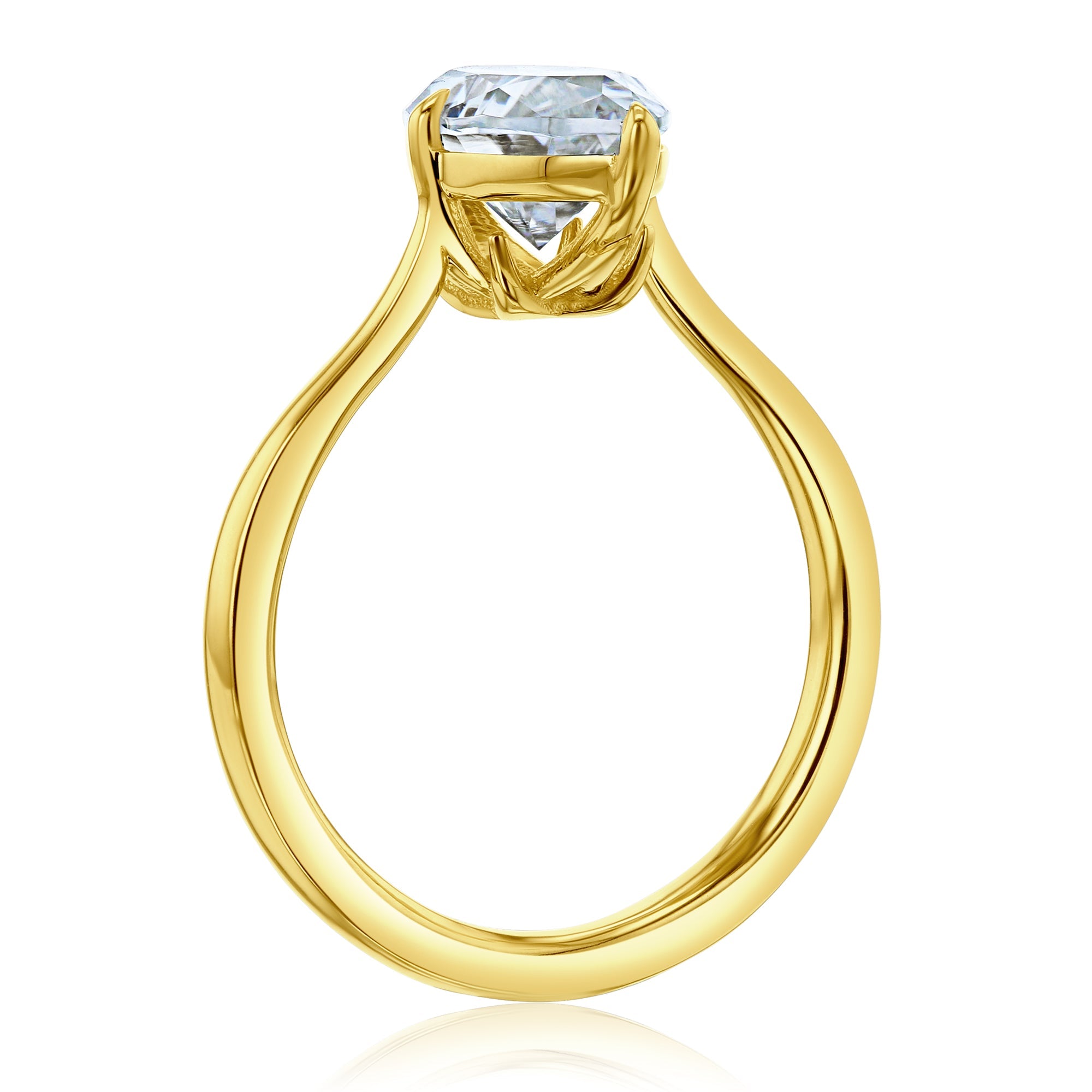 Kobelli 1.8ct Marquise Moissanite Solitaire Compass Engagement Ring ...