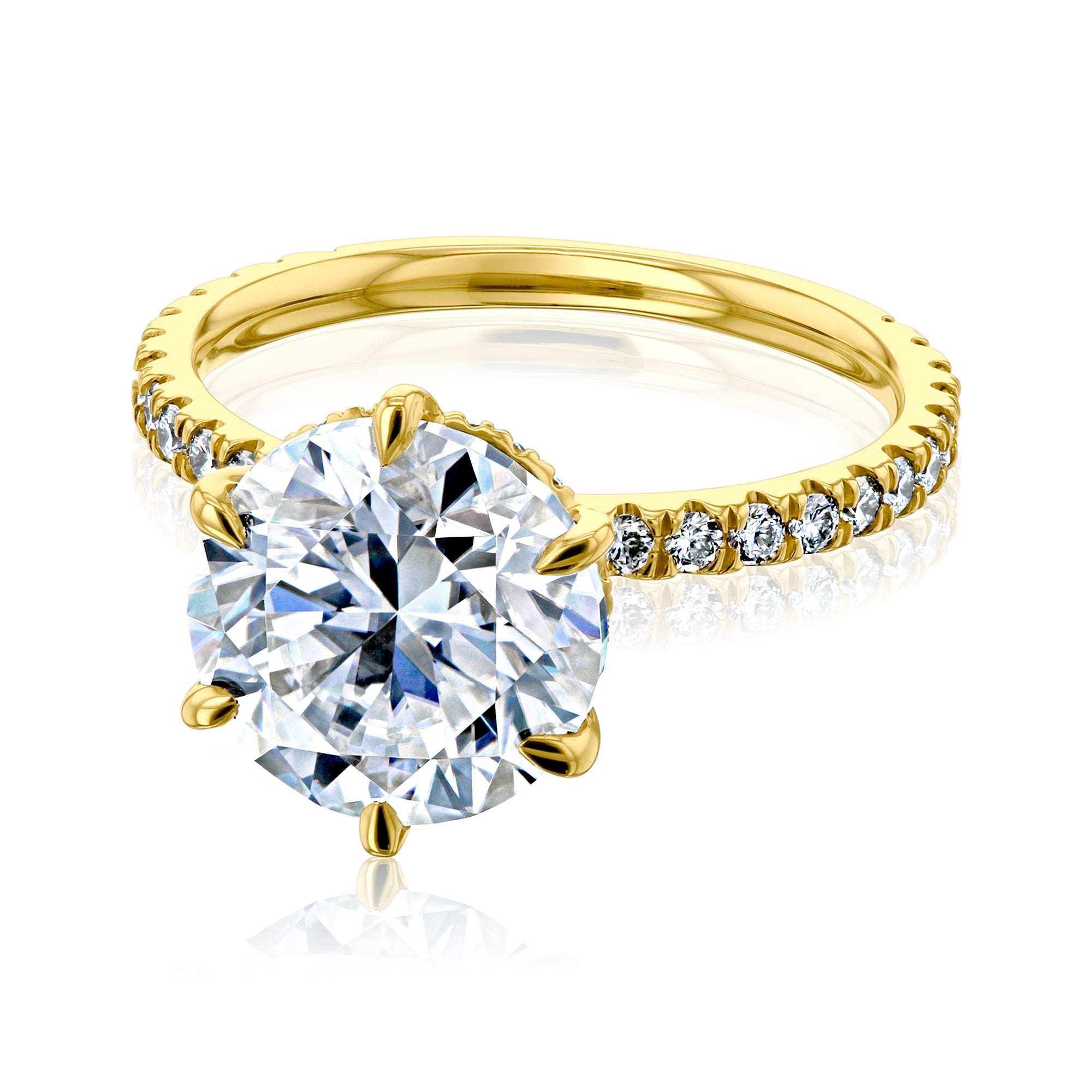 Kobelli Signature Collection Rowan Engagement Ring - Hidden Eternity ...