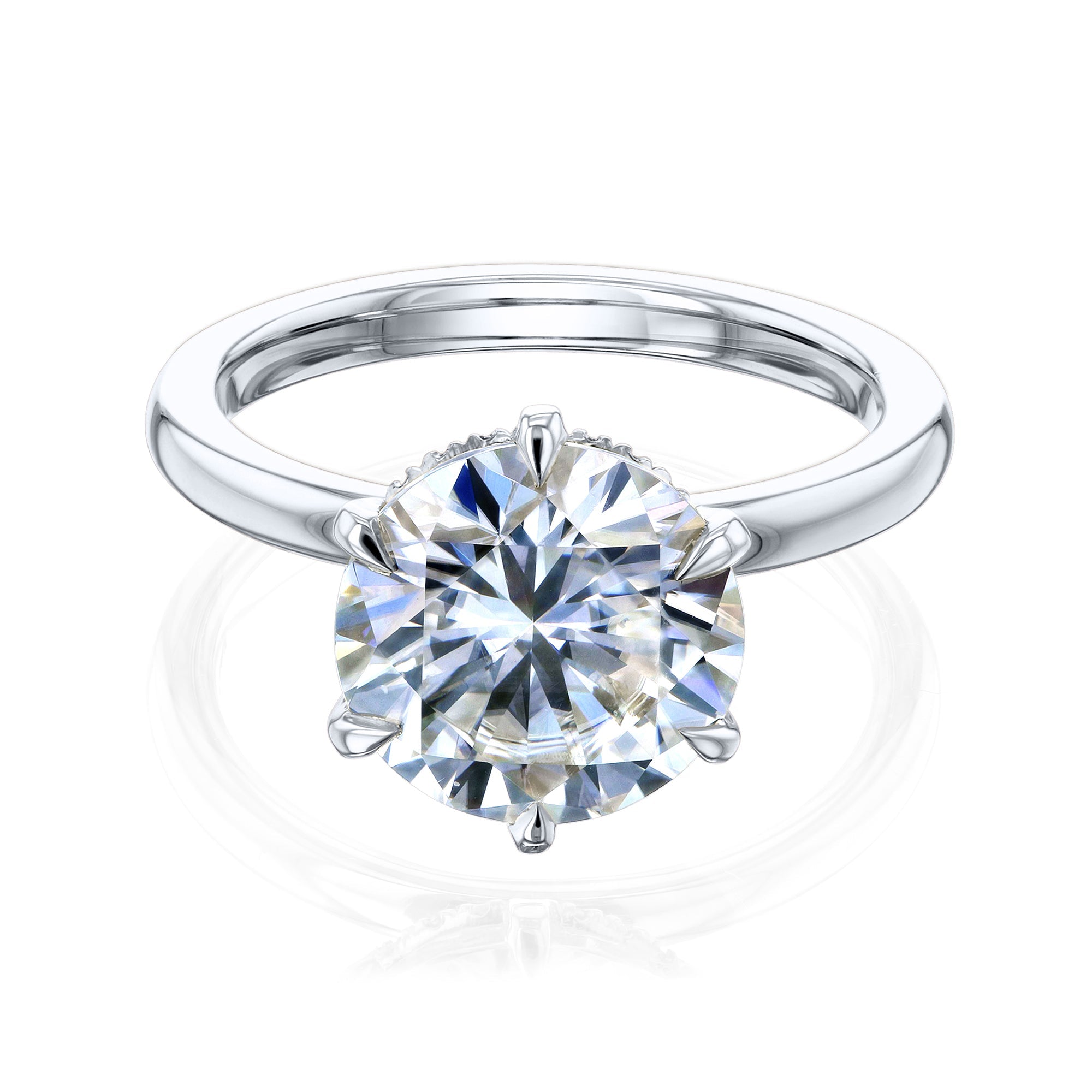 Kobelli Signature Collection Rosemarie Engagement Ring - Hidden ...